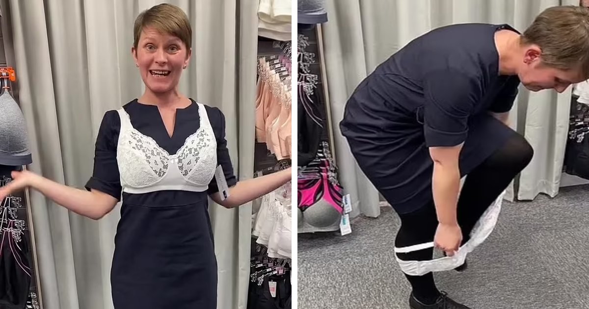 Expert Demonstrates Correct Way to Put on a Bra